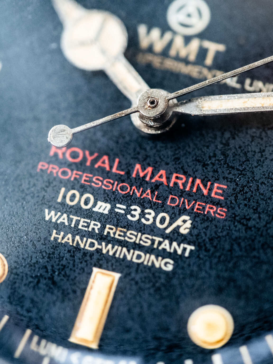 Royal Marine – Black dial / Heavy Aged Edition - WMTWatch