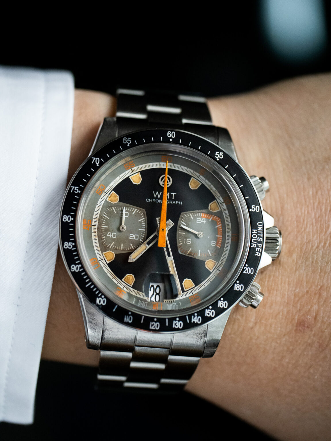 Monza V2 – Black Dial / Heavy Aged - WMTWatch