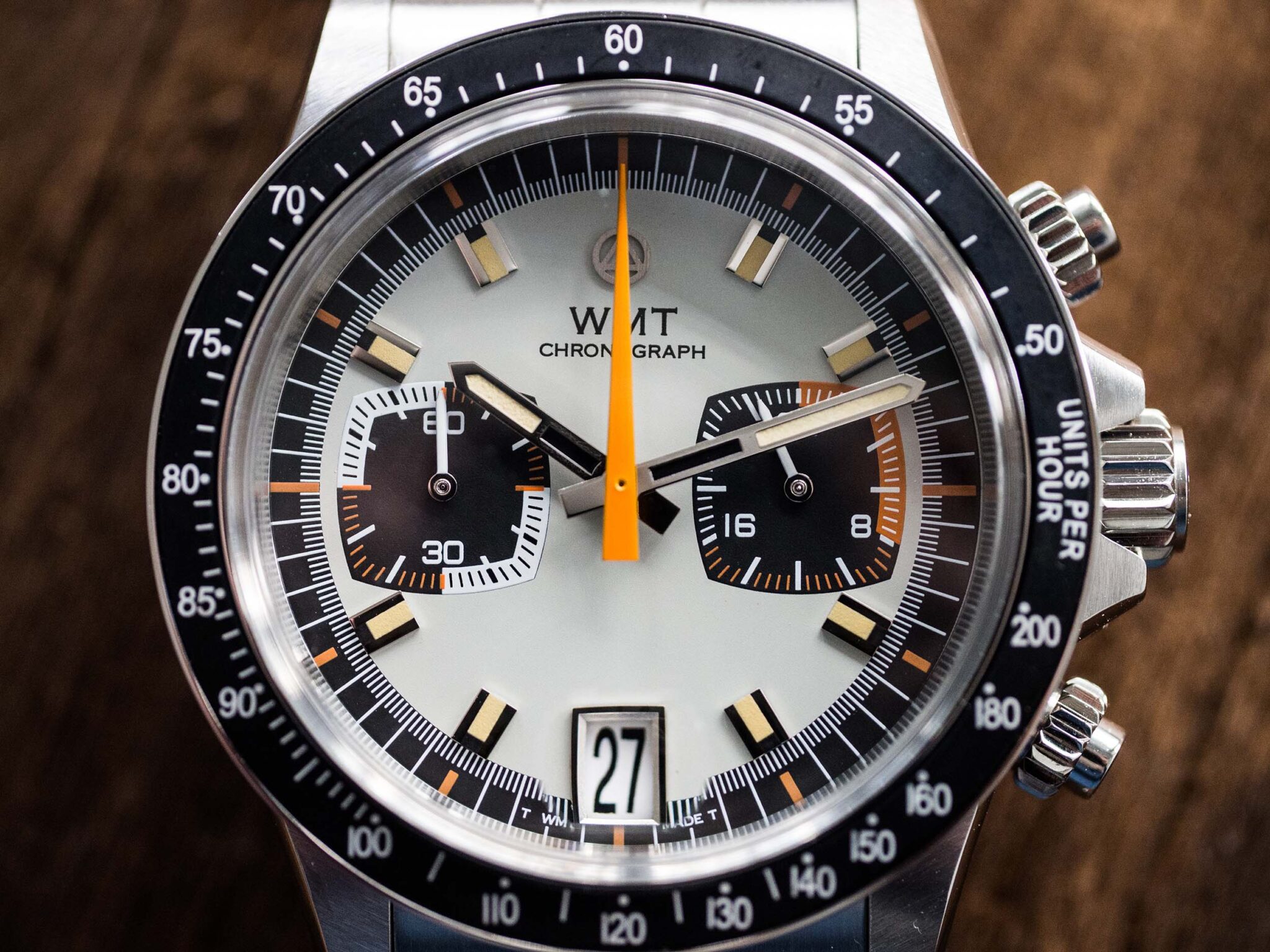 Monza - Black Dial / Limited 50 pc / Aged Edition - WMTWatch