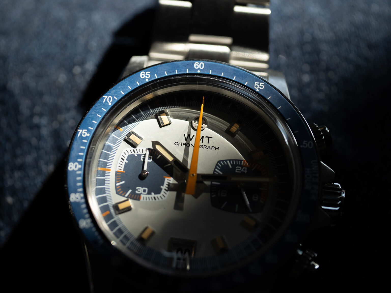 Monza - Blue Dial / Limited 50 pc / Aged Edition - WMTWatch